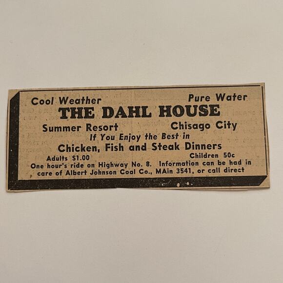 None and/or Unknown | Other | The Dahl House Albert Johnson Coal Co 935 ...